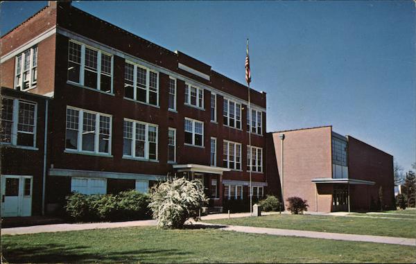 Marshfield High School Missouri Postcard Marshfield High School Missouri Postcard