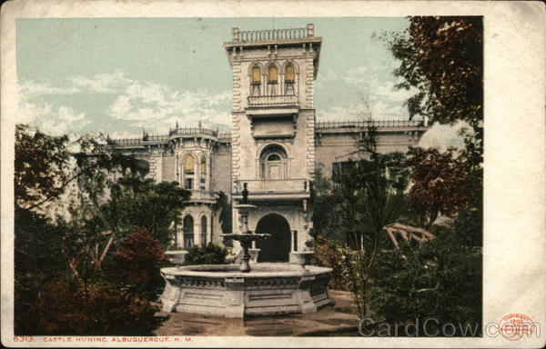 Castle Huning Albuquerque, NM Postcard