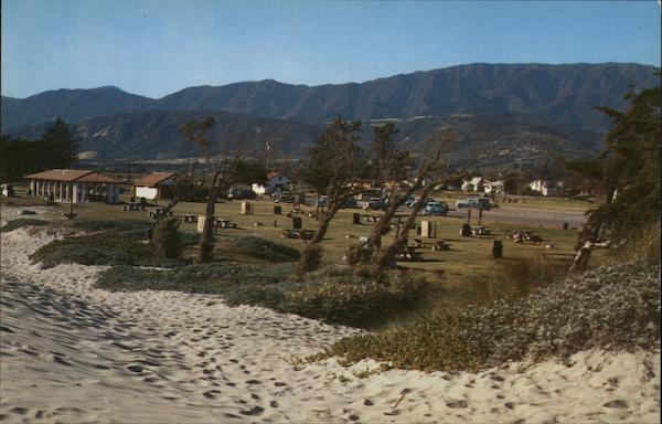 Carpinteria Beach State PArk California Postcard