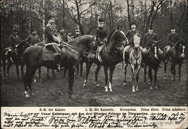Kaiser Wilhelm II and Family Royalty