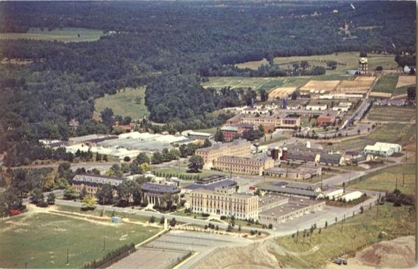 Aerial Of Agricultural Camps, Cornell University Ithaca, NY