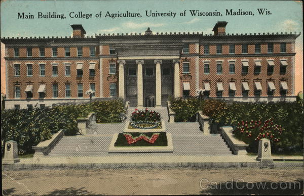 Main Building, College of Agriculture, University of Wisconsin Madison ...