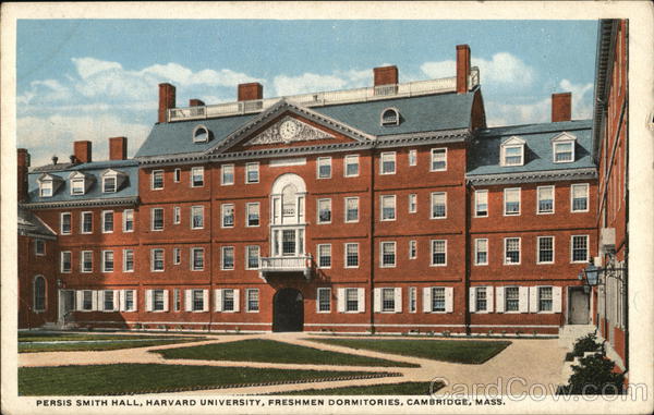 Persis Smith Hall, Harvard University, Freshmen Dormitories Cambridge ...