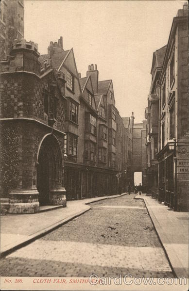 Cloth Fair, Smithfield Exposition Postcard