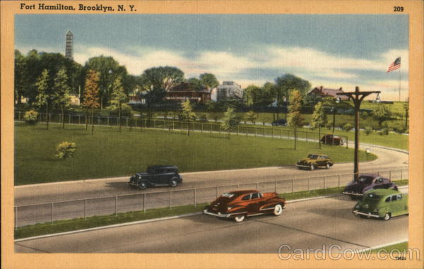 Fort Hamilton Brooklyn, NY Postcard