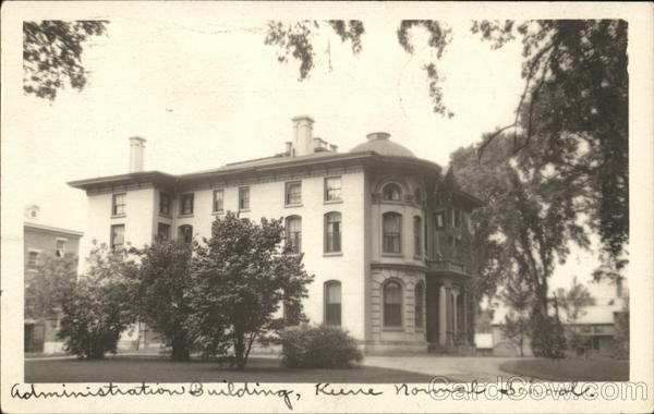 Keene Normal School - Administration Building New Hampshire Postcard