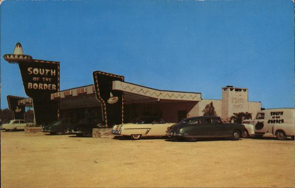 South of the Border Hamer, SC Postcard