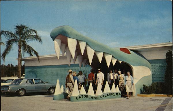 Gatorland Zoo Orlando, FL Postcard