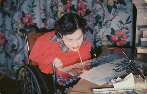 Mouth Artist Nyla Thompson Artists Postcard