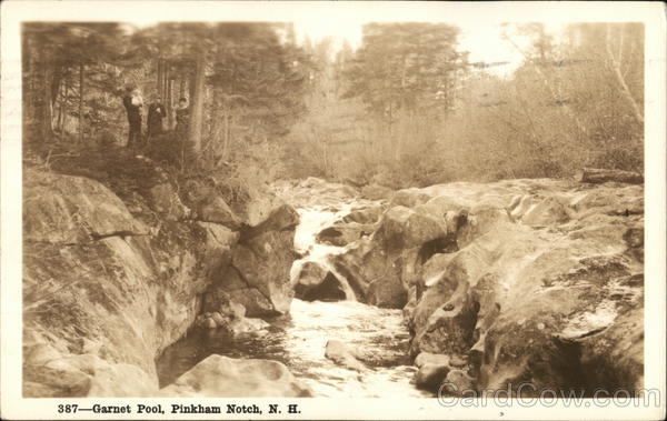 Garnet Pool, Pinkham Notch, NH Jackson, NH Postcard
