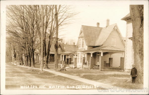 Western Avenue Waterloo, QC Canada Quebec Postcard