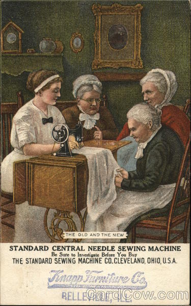 Knapp Furniture Co. - Standard Central Needle Sewing Machine Cleveland ...