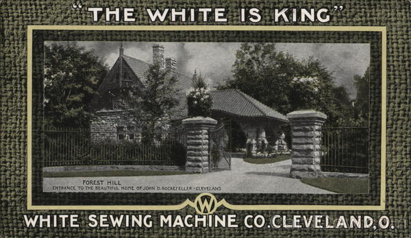 White Sewing Machine Co. Cleveland, OH Advertising Postcard