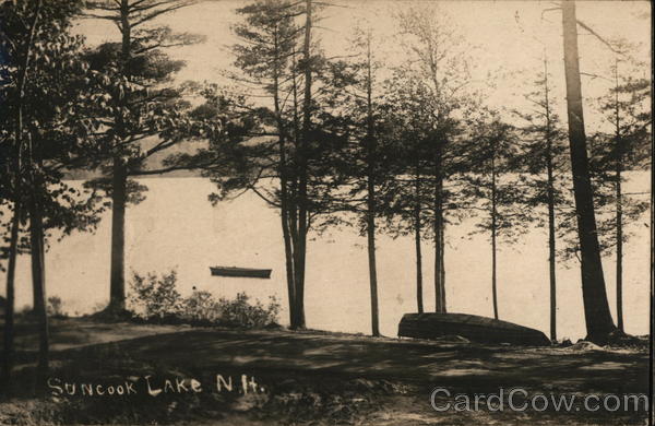 Suncook Lake, NH Barnstead, NH Postcard