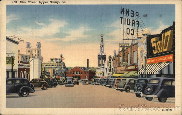139 69th Street Upper Darby, PA Postcard