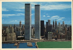 Twin Towers New York, NY World Trade Center Postcard