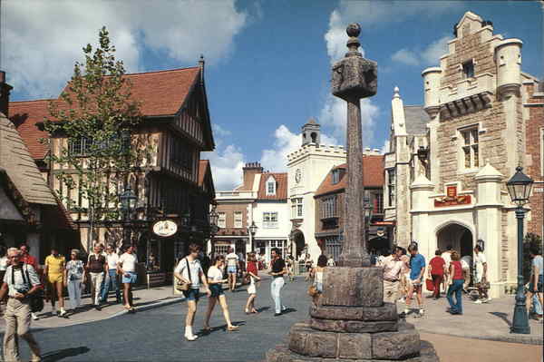 United Kingdom Pavilion at Epcot Orlando, FL Disney Postcard