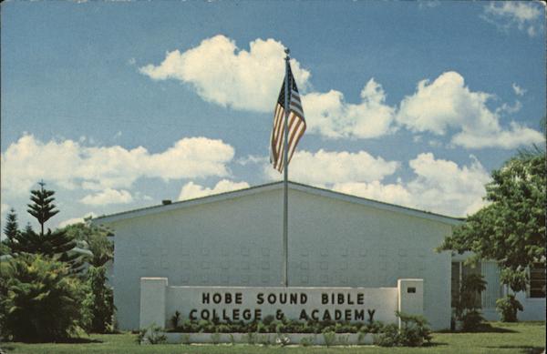 Hobe Sound Bible College and Academy Florida Postcard