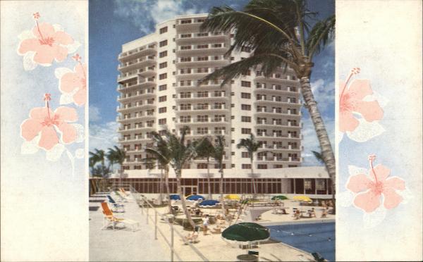 Sea View on the Ocean, Bal Harbour Miami Beach, FL Postcard