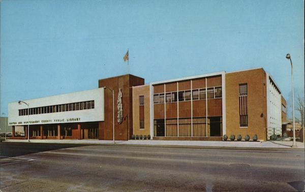 Dayton and Montgomery County Library Ohio Postcard