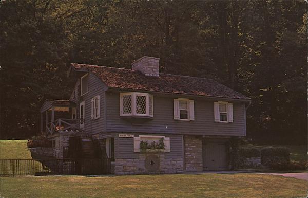 Grist Mill, Deeds Park Dayton, OH Postcard