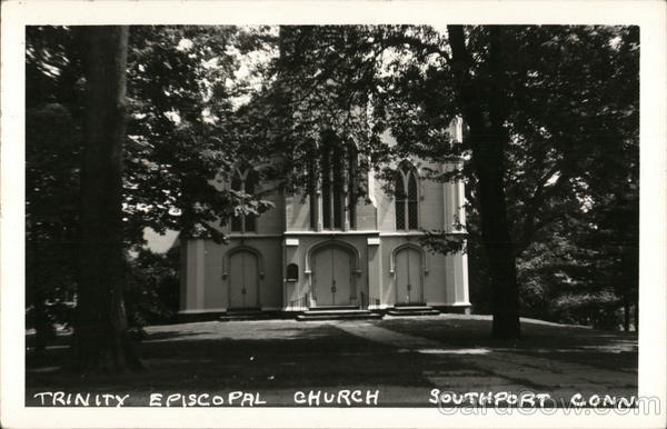 Trinity Episcopal Church Southport, CT Postcard