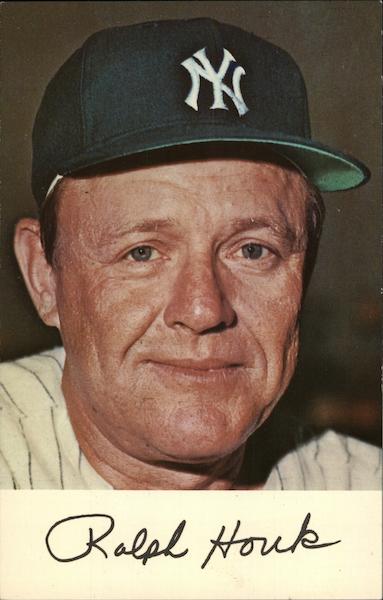 Ralph Houk - New York Yankees Baseball Postcard