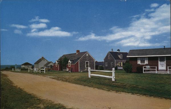 Cape Cod Village Cummaquid, MA Postcard