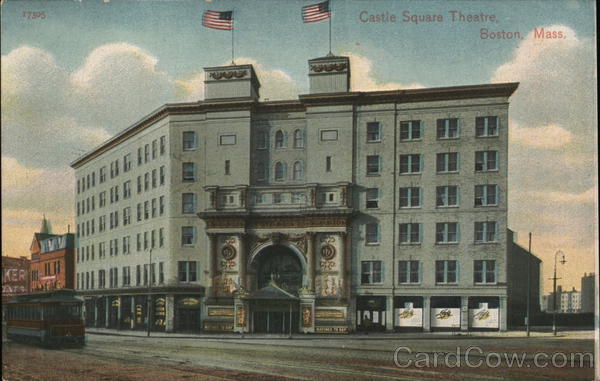 Castle Square Theatre Boston, MA Postcard