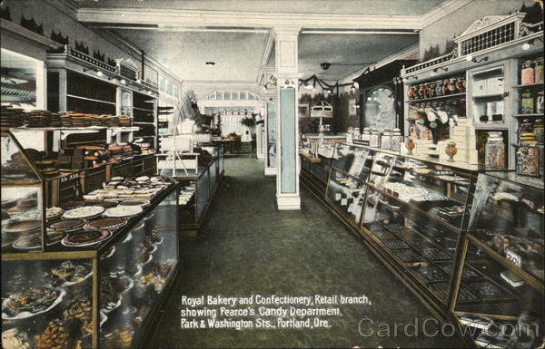 Royal Bakery and Confectionery showing Pearce's Candy Department ...