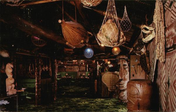 The Traders & The Palmer House by Trader Vic Chicago, IL Postcard