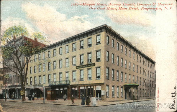 Morgan House Poughkeepsie, NY Postcard
