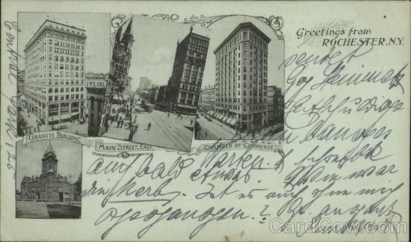Greetings from Rochester New York Postcard