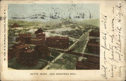 The Garden Spot Motel Skookum Motel Butte, MT Postcard