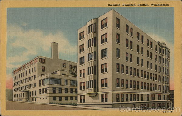 Swedish Hospital Seattle, WA Postcard