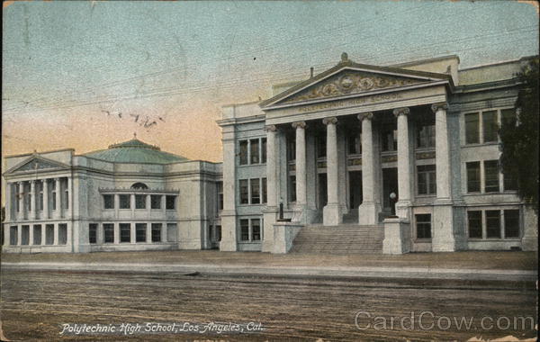 Polytechnic High School Los Angeles, CA Postcard