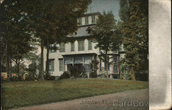 Johnson Hall Johnstown, NY Postcard