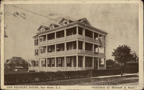 The Shanley House Bay Shore, NY Postcard