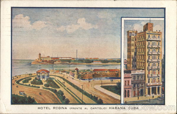 Hotel Regina (Frente Al Capitolio) Habana, Cuba Postcard