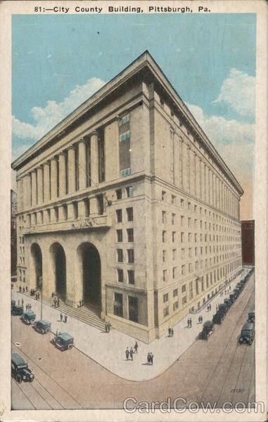 City County Building Pittsburgh, PA Postcard
