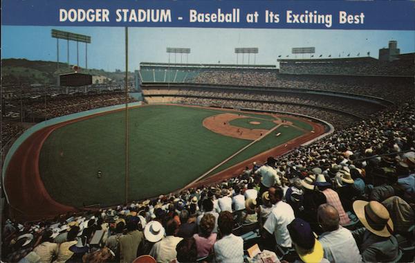 Dodger Stadium Los Angeles, CA Postcard