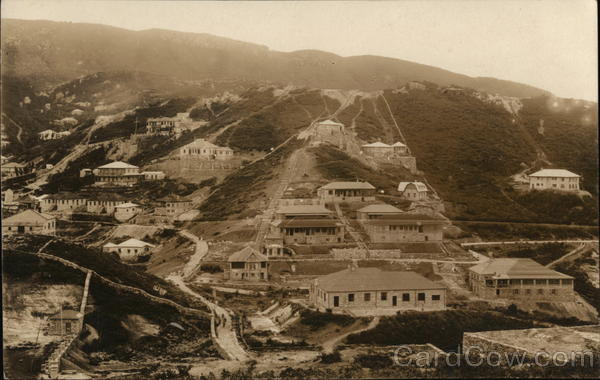Shanghai and Kuling - Aerial View of Buildings and Roads China Postcard