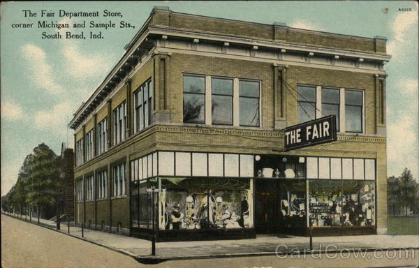 The Fair Department Store South Bend, IN Postcard