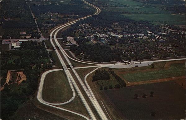 Indiana Toll Road South Bend, IN Postcard