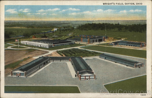 Wright's Field, Dayton, Ohio Postcard