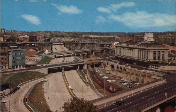 Jones Falls Expressway - Railroad Station on the Right Baltimore, MD ...
