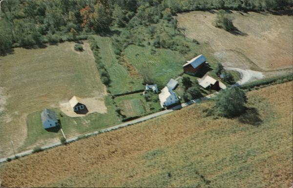 Arial view of the Strawbridge Shrine New Windsor, MD Postcard