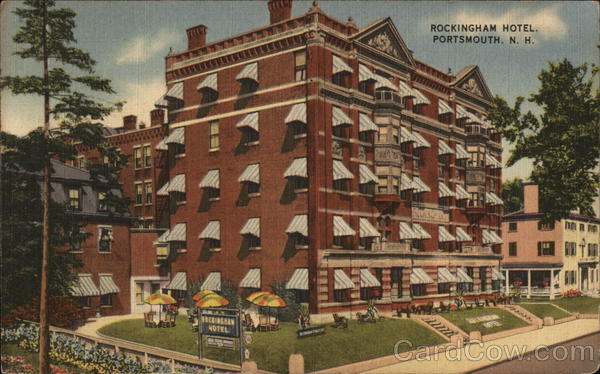 Rockingham Hotel Portsmouth, NH Postcard