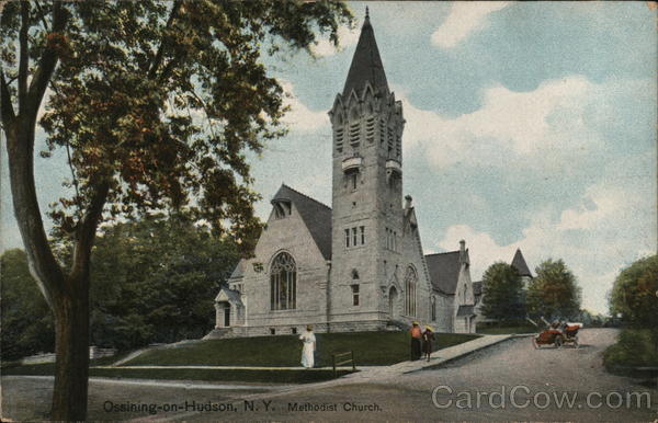 Methodist Church Ossining, NY Postcard