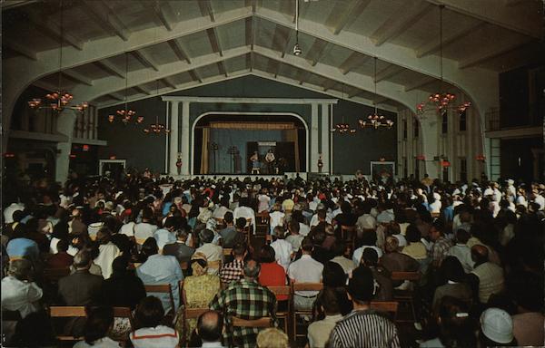 Gaslight Village - Opera House Lake George, NY Postcard